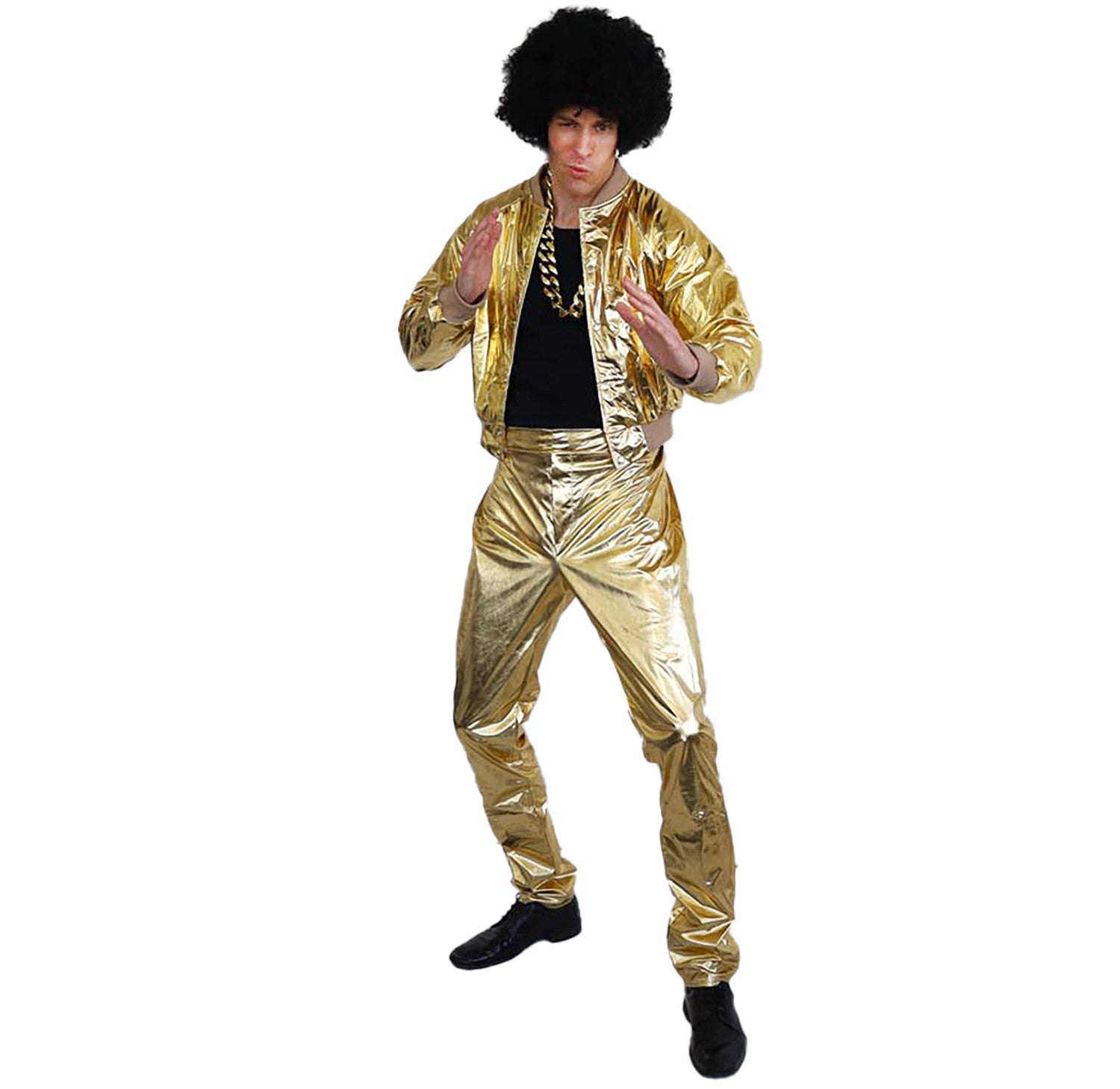 Gold Disco Singer Costume | 1970s Costumes | Party Costumes NZ