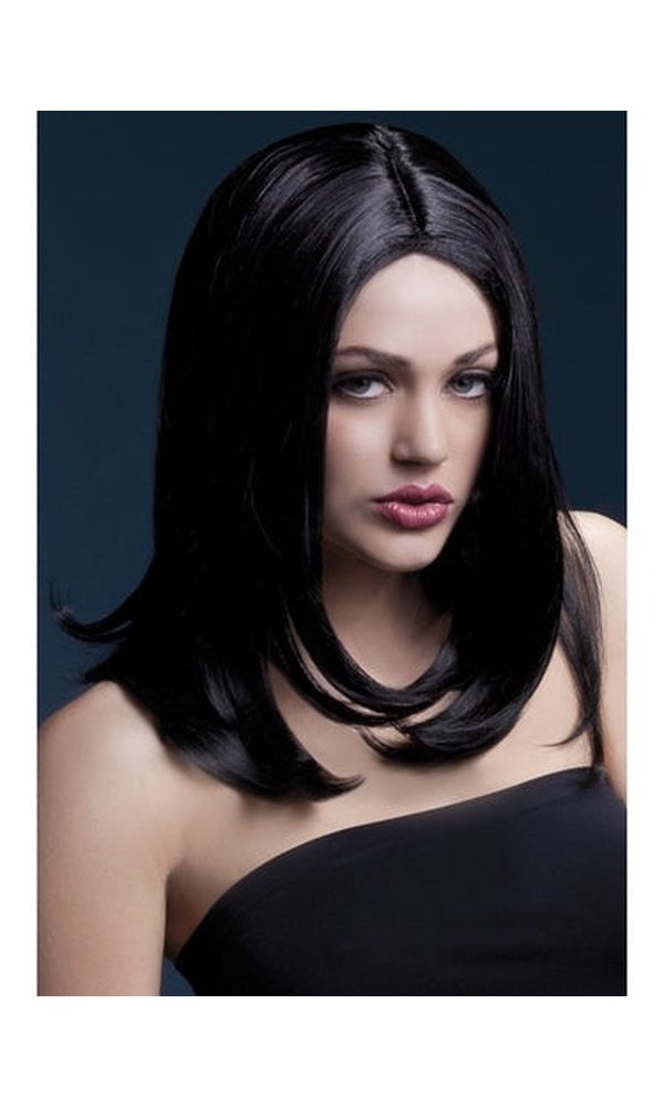 FEVER SOPHIA WIG, BLACK – Party Costumes NZ